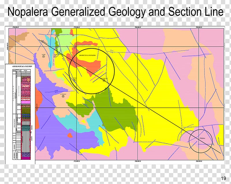 Property Golden Goliath Resources Ltd. Map Intensive and extensive ...
