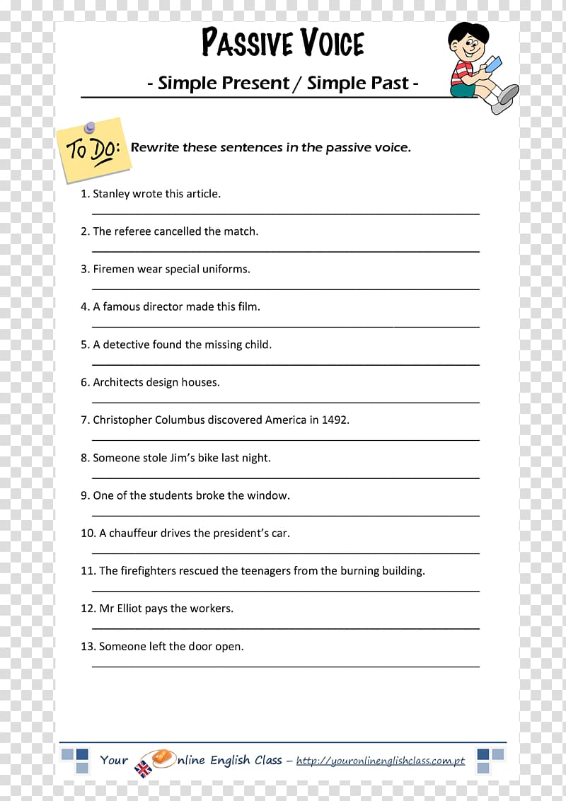 Simple Present Simple Past Passive Voice Present Tense Present 