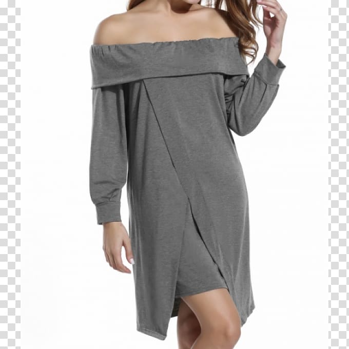 Shoulder Sleeve Dress, dress transparent background PNG clipart | HiClipart