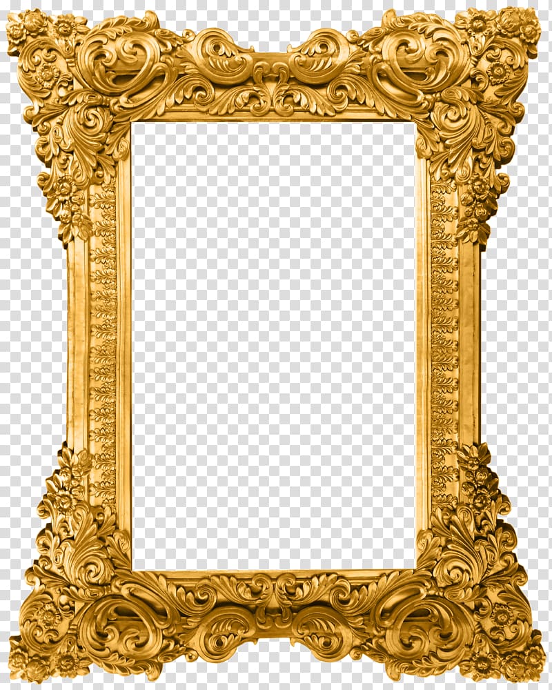 Computer File Gold Pattern Frame Gold Ornate Frame Template 