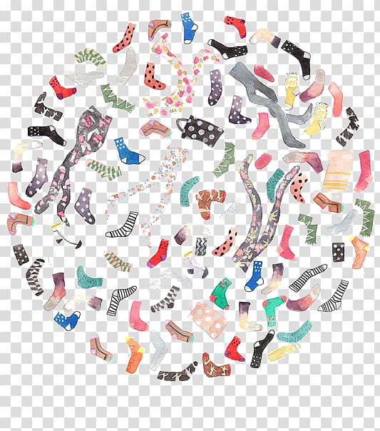 Basel Sock Hosiery ing Illustration, Cartoon Socks transparent ...