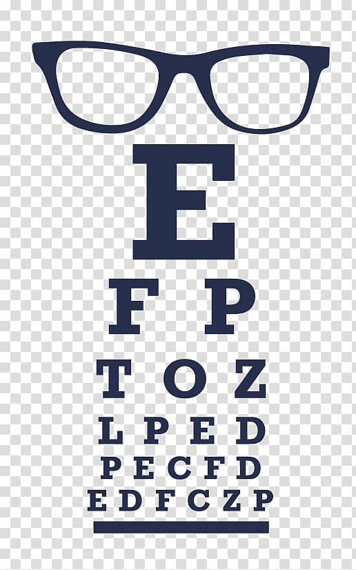 Free Download Glasses Logo Eye Chart Font Eye Chart Transparent 