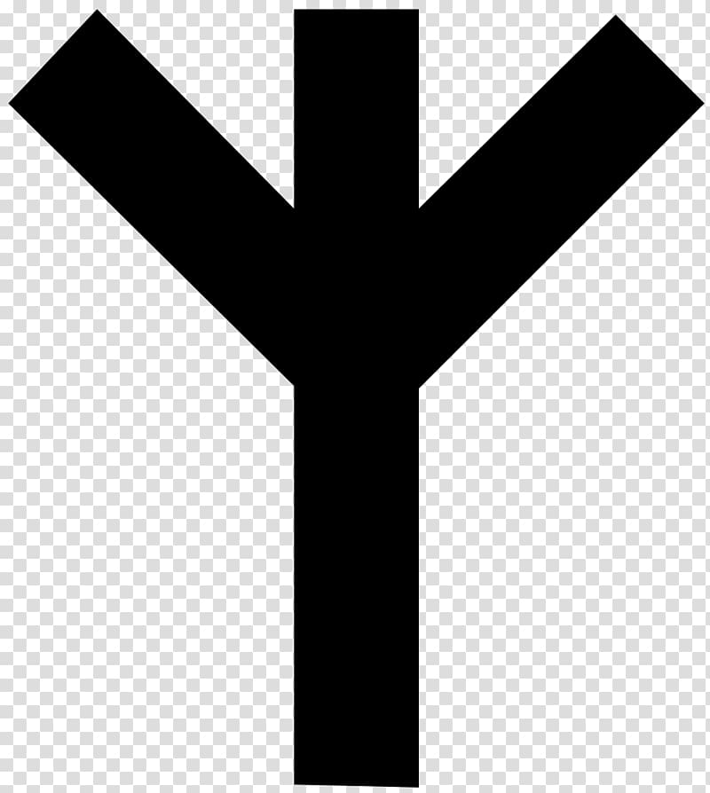 Algiz Runes Týr Sowilō Ur, christianity transparent background PNG ...