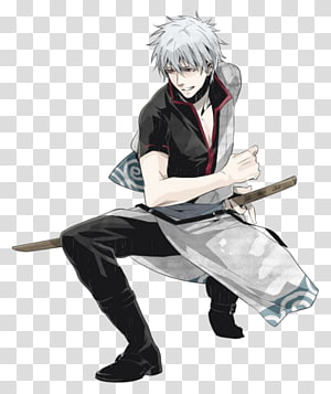 Sakata Gintoki Render, Gintoki Sakata transparent background PNG ...