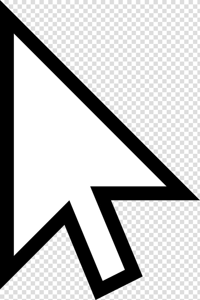 White Cursor Computer Mouse Pointer Mouse Cursor Transparent