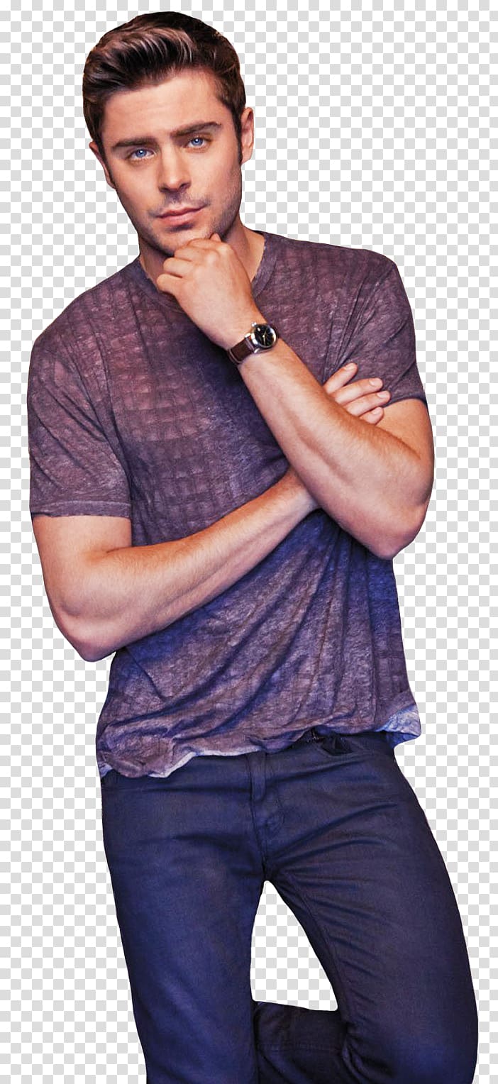 Zac Efron T-shirt Celebrity SUPERTHUMb Music, T-shirt transparent ...
