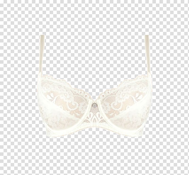 Bra Lingerie Lace, FLOWER IVORY transparent background PNG clipart ...