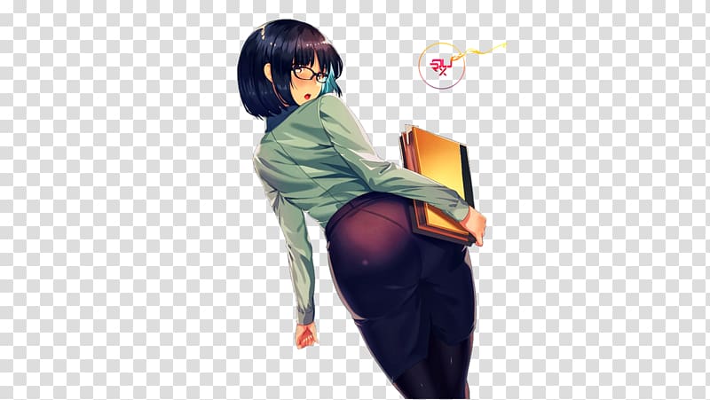 Anime Art Senpai and kōhai Kavaii Manga, Anime transparent background ...