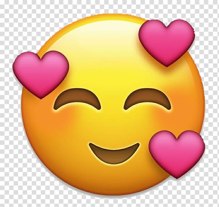 Smiley Emoticon Heart Love Smiley Face Emoji Utan Bakgrund Bakgrund