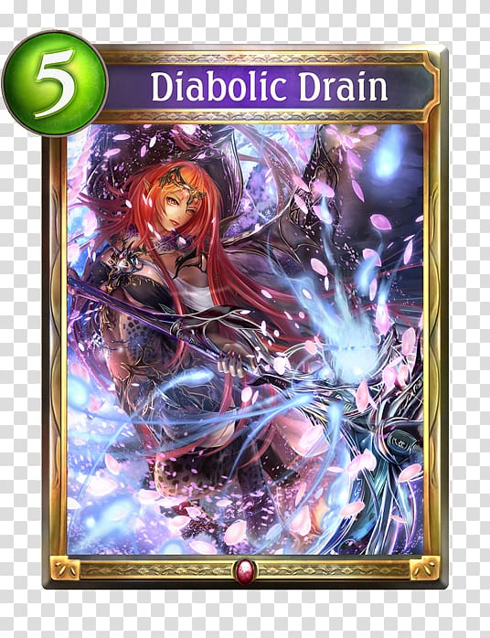 Shadowverse CCG Vampire カード Collectible card game, Vampire transparent ...