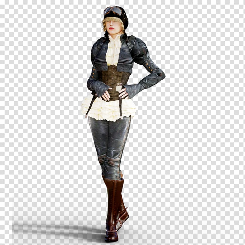 Steampunk Woman Girl, steampunk transparent background PNG clipart ...