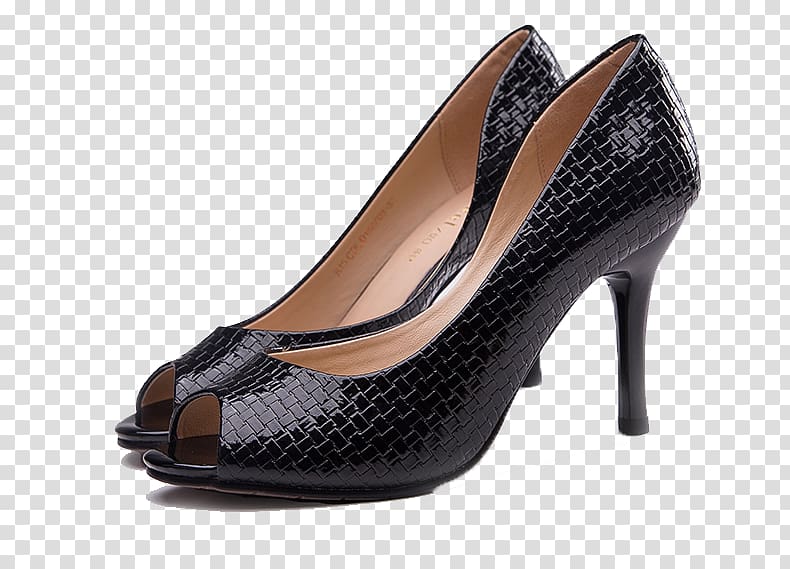 High-heeled footwear Dress shoe Leather, Toe heels transparent ...