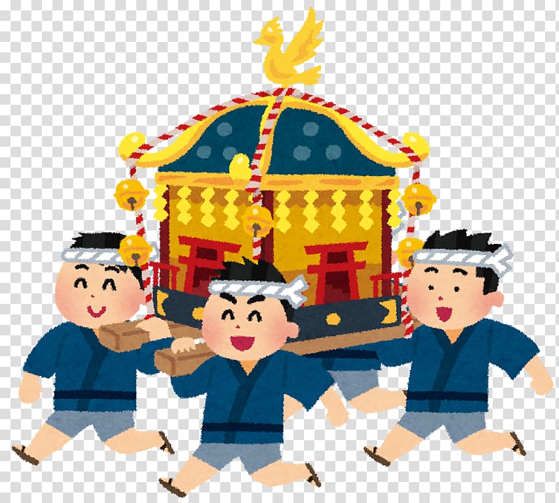 Hōnen Matsuri Mikoshi Hokkaido Shrine Festival Shinto shrine, people ...