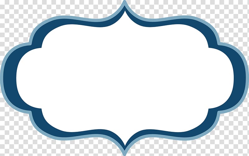 Empty Blue And White Scrolled Board Text Box Dialog Box Text Box