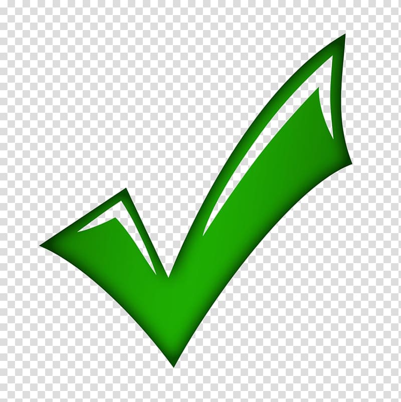 Check Logo Check Mark Green Tick Transparent Background PNG Clipart 