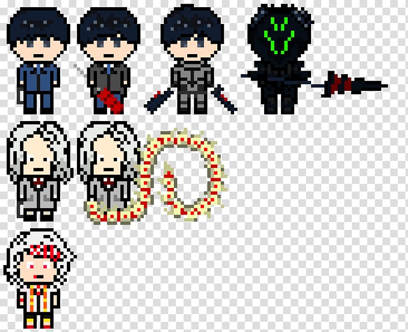 Tokyo Ghoul Pixel art, ghoul transparent background PNG clipart | HiClipart