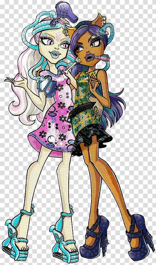Clawdeen Wolf Monster High Gorgon Doll, doll transparent background PNG ...