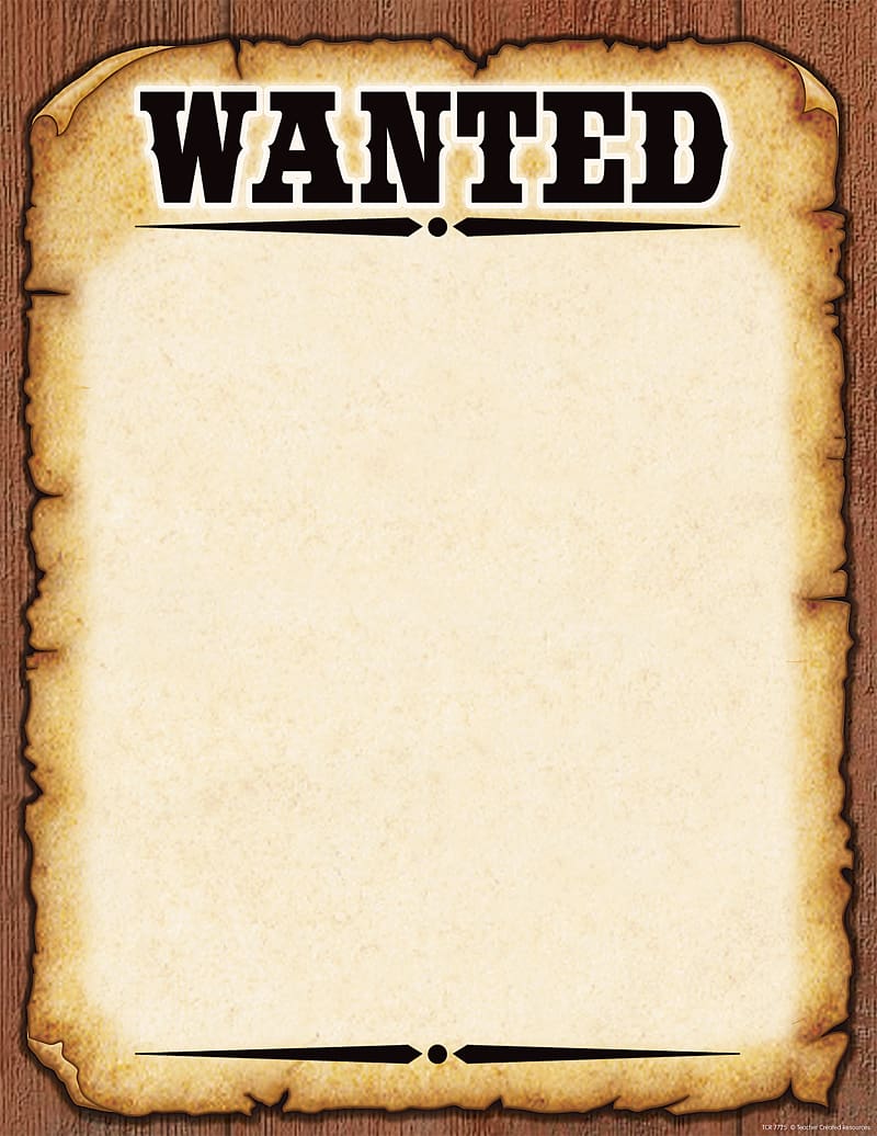 Wanted Poster Powerpoint Template