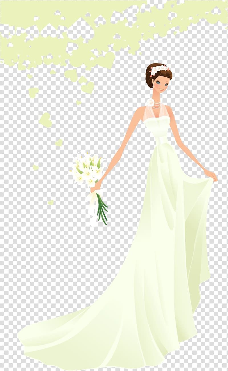 Wedding dress Bridegroom, Bridal Posters elements transparent ...