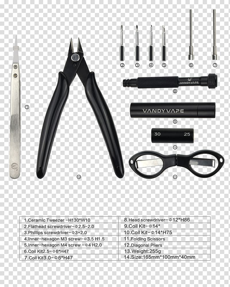 Electronic cigarette Tool Screwdriver Vaporizer Vape shop, others ...