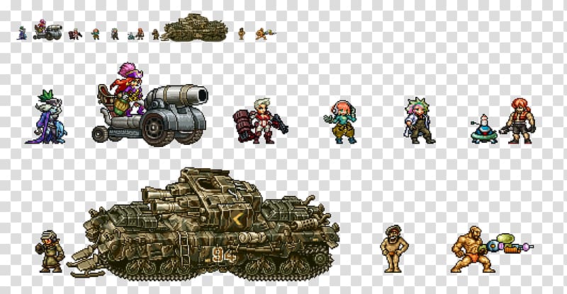 Metal Slug Anthology Metal Slug 3 Mega Man Sprite, others transparent ...