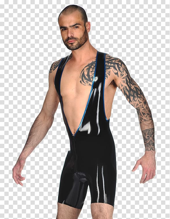 Active Undergarment Wrestling Singlets Shoulder Body man, Wrestler Suit ...