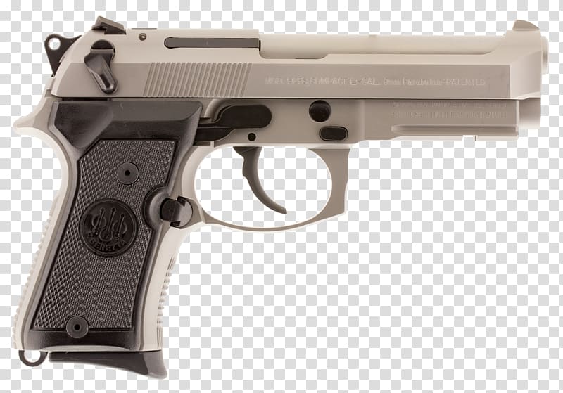 Beretta M9 Beretta 92 9×19mm Parabellum Pistol, Handgun transparent ...