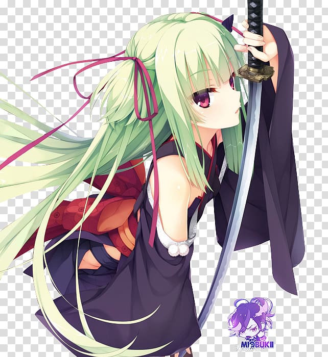 Senren ＊ Banka Anime Japan YuzuSoft Mangaka, 4K transparent background ...
