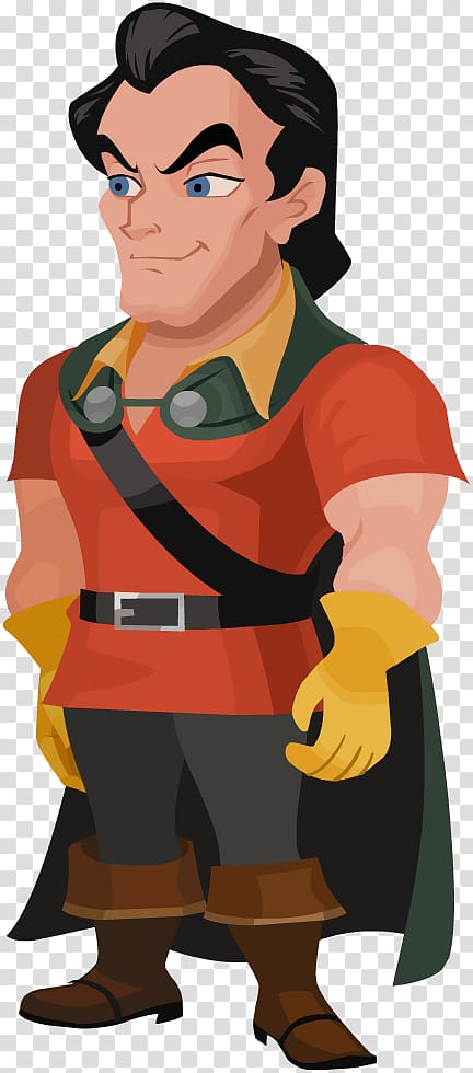 Gaston Beauty and the Beast Kingdom Hearts χ, gaston transparent ...