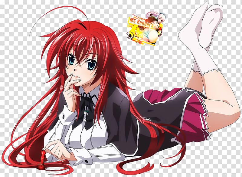 Rias Gremory High School DxD Devil Anime, devil transparent background ...