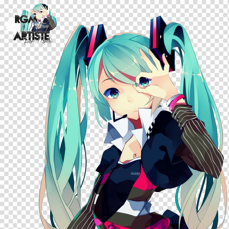 Hatsune Miku Vocaloid music Mangaka, hatsune miku transparent ...