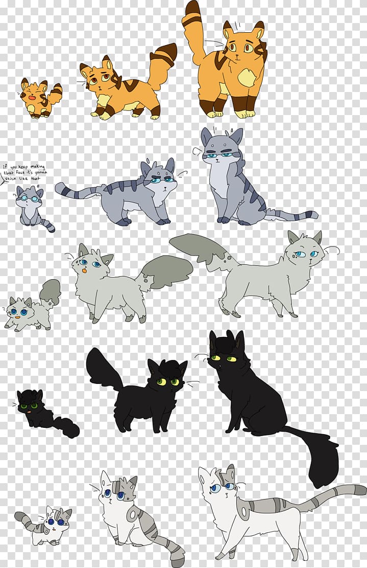 Cat Senpai and kōhai Warriors Ravenpaw, Cat transparent background PNG ...
